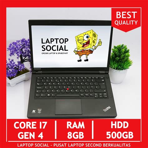 Jual LENOVO THINKPAD T440P I7 Gen 4 8GB 500GB Laptop Bekas Termurah Second Shopee Indonesia