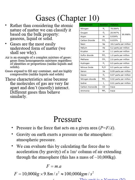 Chapter 10 Pdf Gases Pascal Unit