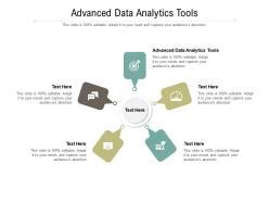 Advanced Data Analytics Tools Ppt Powerpoint Presentation Model Pictures Cpb Presentation
