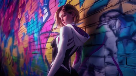Gwen Stacy Spider Gwen Marvel 4k 3060k Wallpaper Iphone Phone