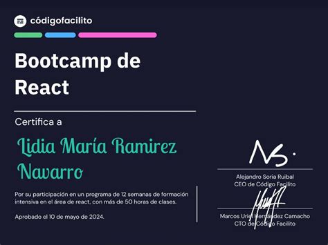 frontend webdeveloper react lidia ramirez navarro