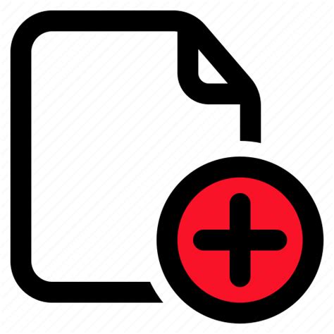 file add new document icon download on iconfinder