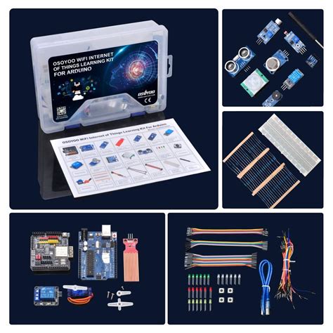 Osoyoo Wifi Arduino用 Uno R3 互換基板 Iot スターター キット 物体に通信機能を持たせ 自動認識 制御 遠隔計 Osoyoostore
