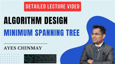 algorithm design spanning tree minimum spanning tree introduction