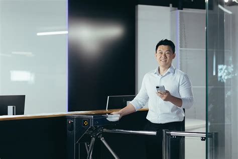 Turnstile ประตูไม้กั้นอัตโนมัติ 4 Vision Systems Facial And Gesture