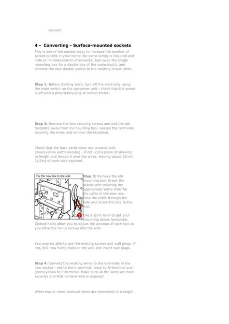 Fit Extra Electrical Sockets PDF Home Appliances Home Garden