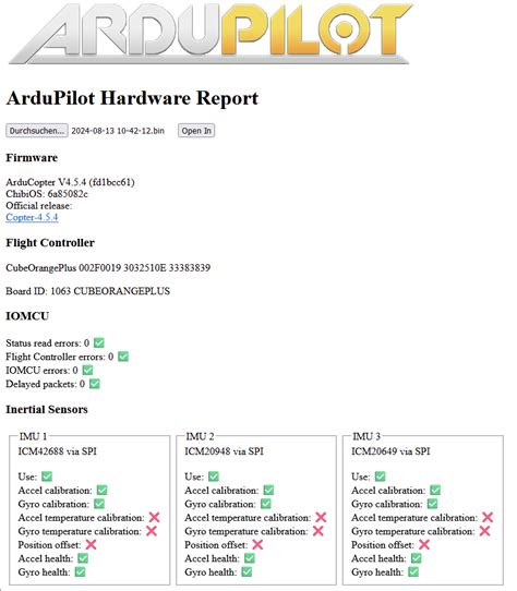 Bad Gyro Health Only On Startup On Rc Copter 45 Ardupilot Discourse