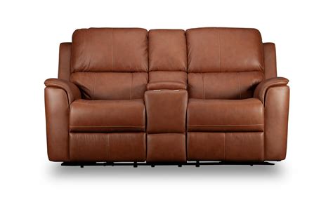 Keanu Leather Power Loveseat By Flexsteel Morris