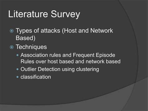 intrusion detection using data mining pptx information and network security computing