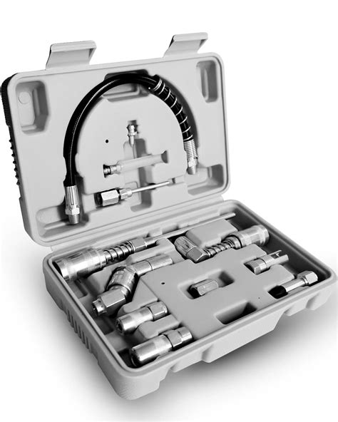 Grease Gun Accessory Set 12 Piece Grease Coupler Kit And Grease Gun Attachments Kit