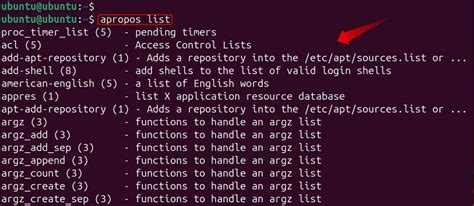 Apropos Command In Linux