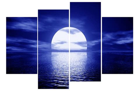 Sunset Over The Ocean Oil Painting