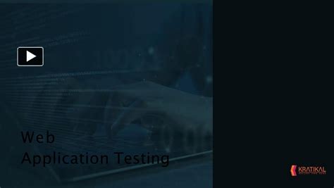Why Is Web Application Testing Important For Organizations Presentation Free To Download