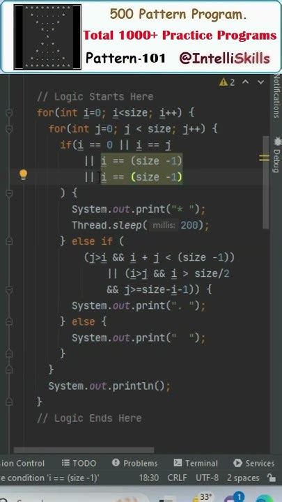 Java Pattern 101 500 Java Pattern Programs Shorts Java Coding Programming Youtube