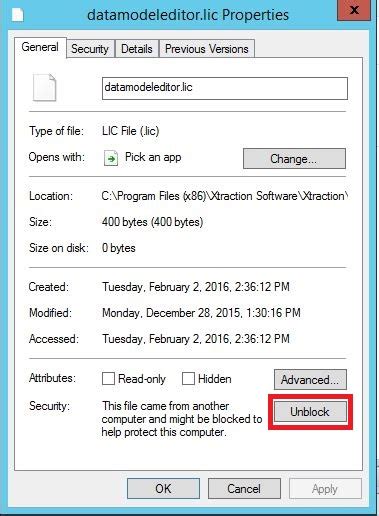 Xtraction License Check Failed