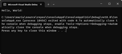 how to start programming with c start debugging