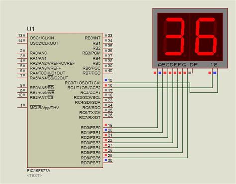 Samrats Blog 7 Segment Display Using Pic16f877a
