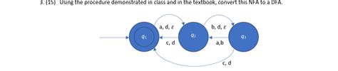 solved 3 15 using the procedure demonstrated in class and