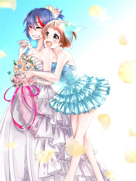 Mankanshoku Mako Matoi Ryuuko Mankanshoku Mako Мако Манканшоку