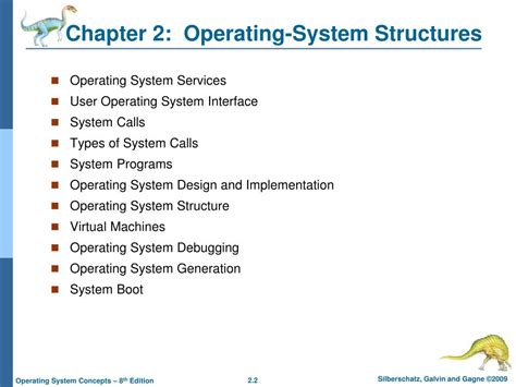 PPT Chapter Operating System Structures PowerPoint Presentation Free Download ID