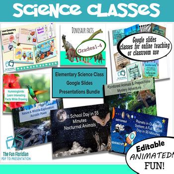 Elementary Science Class Google Slides Presentations BIG Bundle TPT