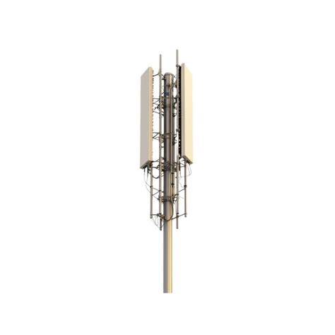 Cell Tower Antenna With White Panels Premium Ai Generated Psd