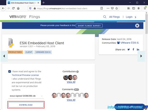 install the vmware host client web client on vmware esxi 6 0 using the