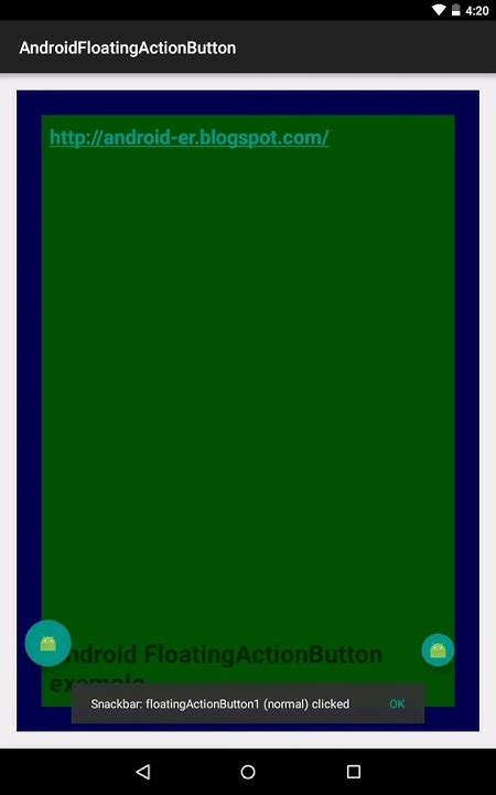 Coordinatorlayout Floatingactionbutton Snackbar Of Android Design