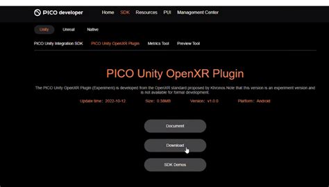 Unity Openxr Plugin And Pico 4 Headset Unity Engine Unity Discussions