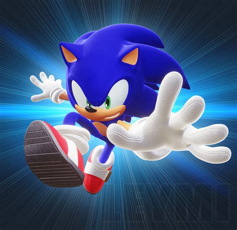 Sonic Dynamic Pose By Leymi Lopez On Deviantart