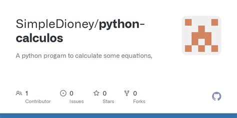 GitHub SimpleDioney Python Calculos A Python Progam To Calculate Some Equations