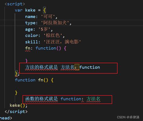 暑假 Javascript中 函数 和 方法的区别js中方法跟方法名区别 Csdn博客