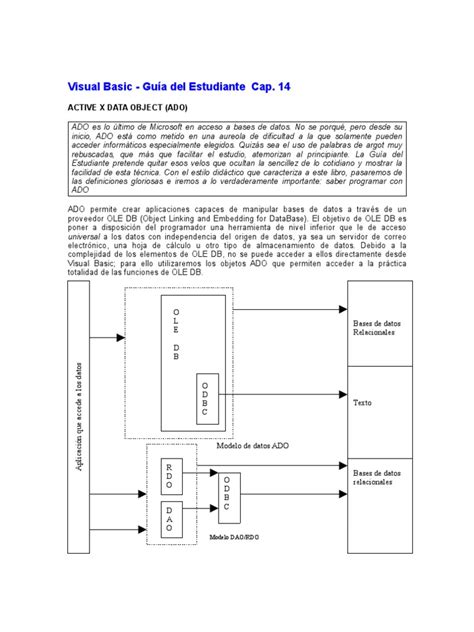 capitulo 14 visual basic pdf active x data objects objeto