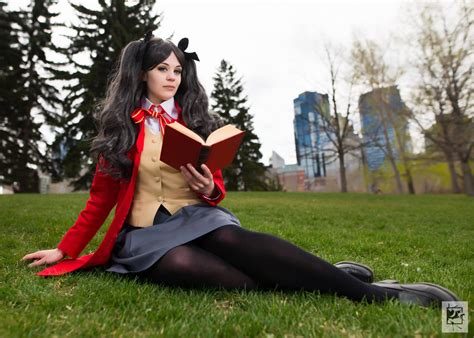 Rin Tohsaka Tohsaka Rin Anime Cosplay Fate Series Fate Srs Cosplay Anime