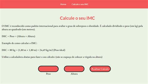 Github Estevamrainer Calcula Imc Site Criado O Prop Sito De Calcular O Imc
