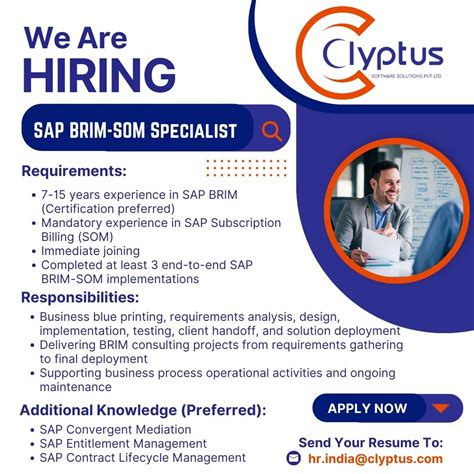 Nandini Pedapati On Linkedin We Are Looking For Sap Som Brim