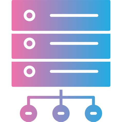 Database Generic Gradient Fill Icon