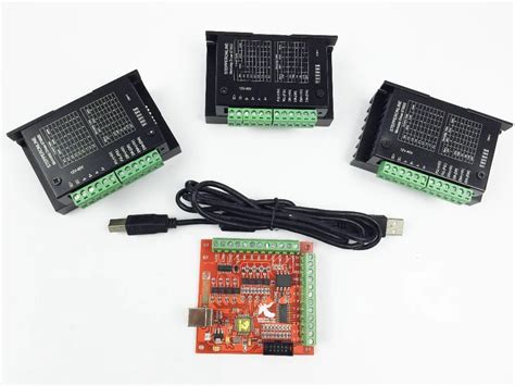 Cnc Tb6600 Mach3 Usb 3 Axis Kit 3pcs Tb6600 1 Axis Driver One Mach3