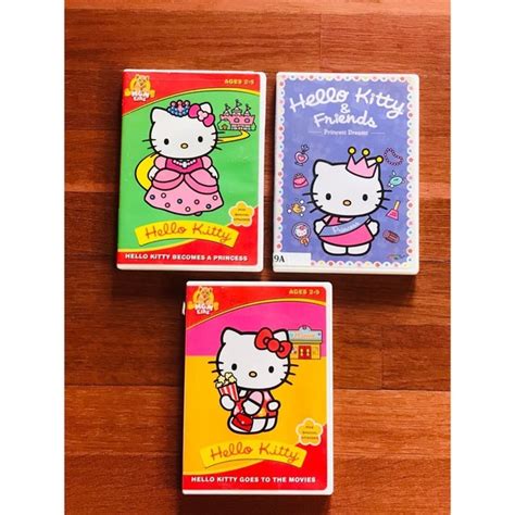 Hello Kitty Media Hello Kitty Dvd Lot Of 3 Princess 4 Episodes