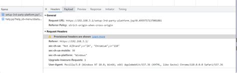 Bug Provisional Headers Are Shown Error When The Site Is Running At