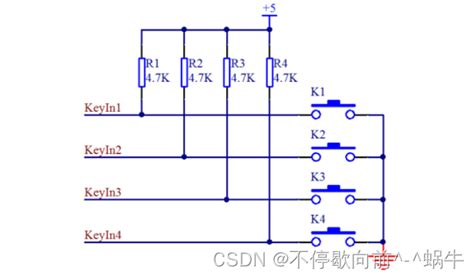 51单片机入门——独立按键的基本操作单片机按键按下去是0还是1 Csdn博客