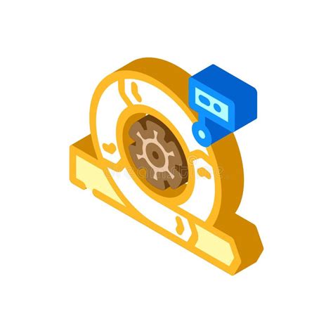 Agile Methodology Analyst Isometric Icon Vector Illustration Stock