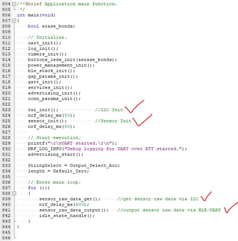 假濕汀的Blogger nRF ble app uart I C LIS DH Acc Output