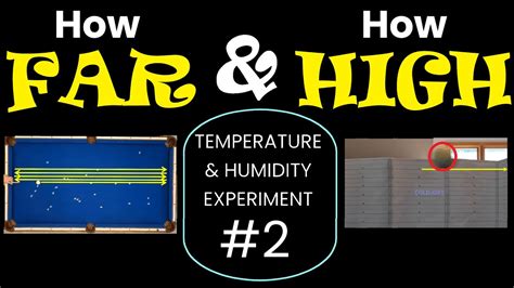 2 table conditions temperature and humidity experiments youtube