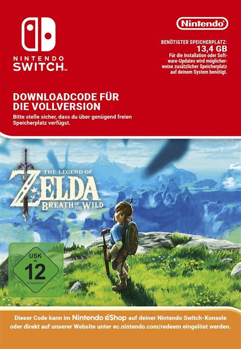 The Legend of Zelda: Breath of the Wild [Switch Download Code] : Amazon ...