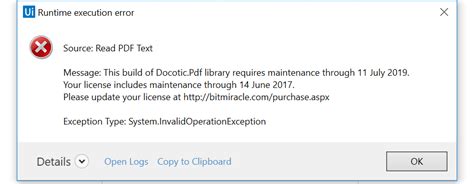 run time execution error read pdf bitmiracle pdf malformed or
