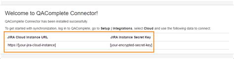 getting the jira cloud secret key qacomplete documentation