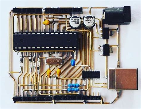 PCB Less Arduino Board For Electronics Enthusiasts