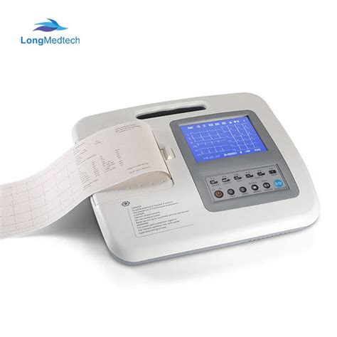 Portable Printing Function Test Reliable Pacemaker Detection Electrocardiograph Ecg 1106l