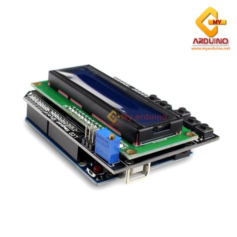 1602 Lcd 16x2 Keypad Shield For Arduino Blue Screen ขาย Arduino อุปกรณ์ Arduino คุณภาพดี